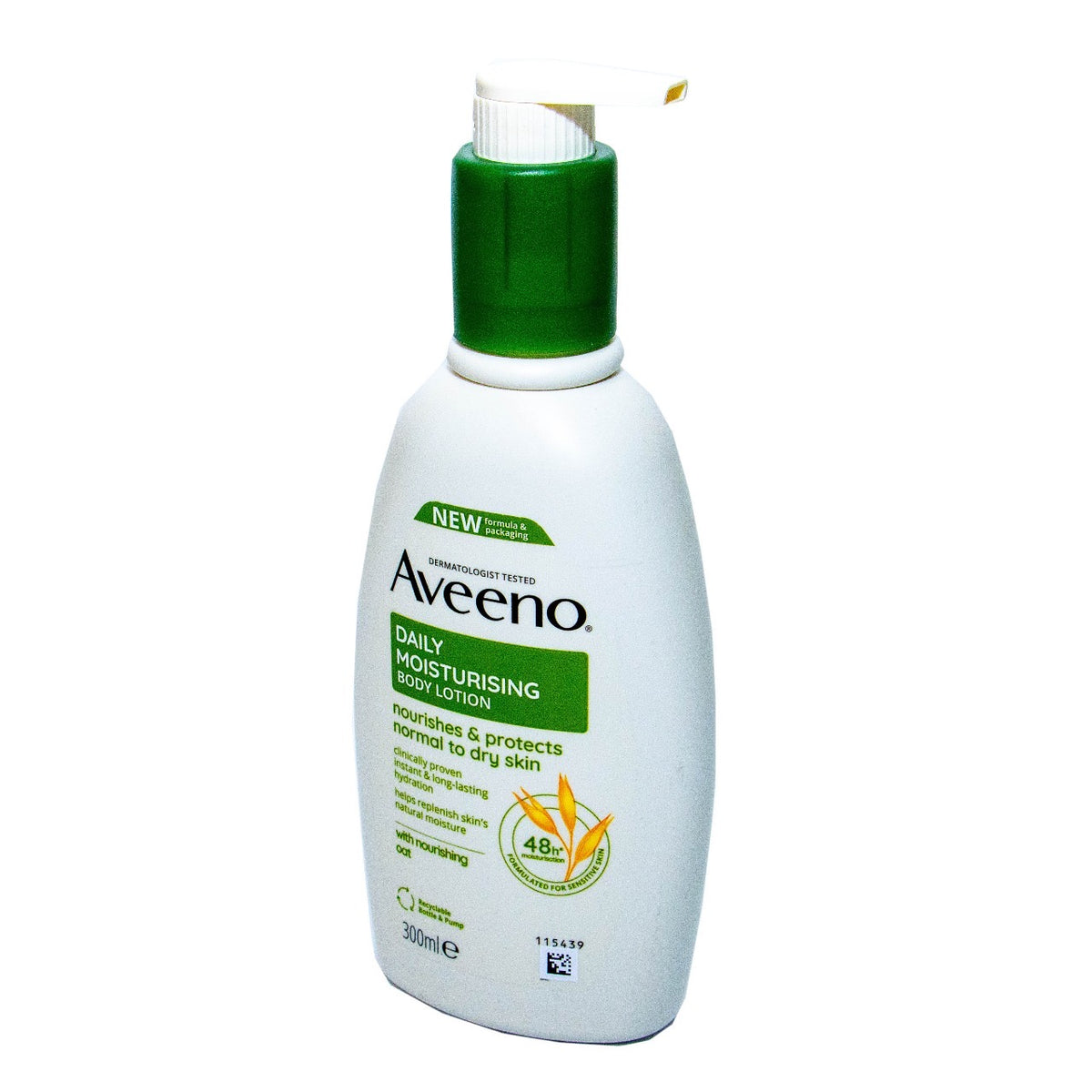 Aveeno Daily Moisturizing Body Lotion - Prebiotic Colloidal Oatmeal ...